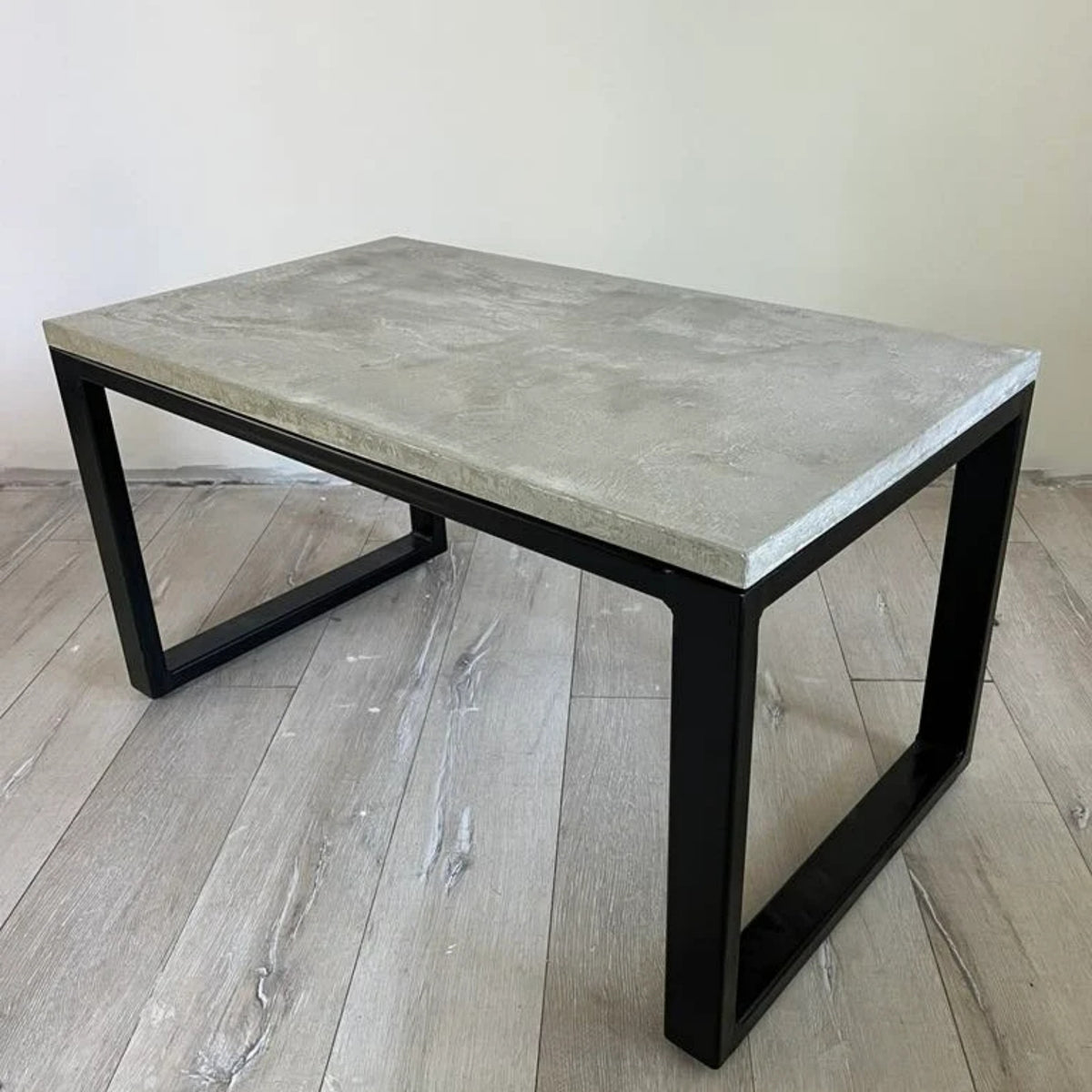 Concrete Metal Coffee Table – Frame3dArt